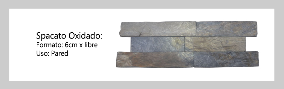 Spacato 6xlibre Oxidada - Terraceramic's