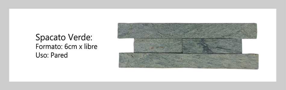 Spacato 6xlibre Verde - Terraceramic's
